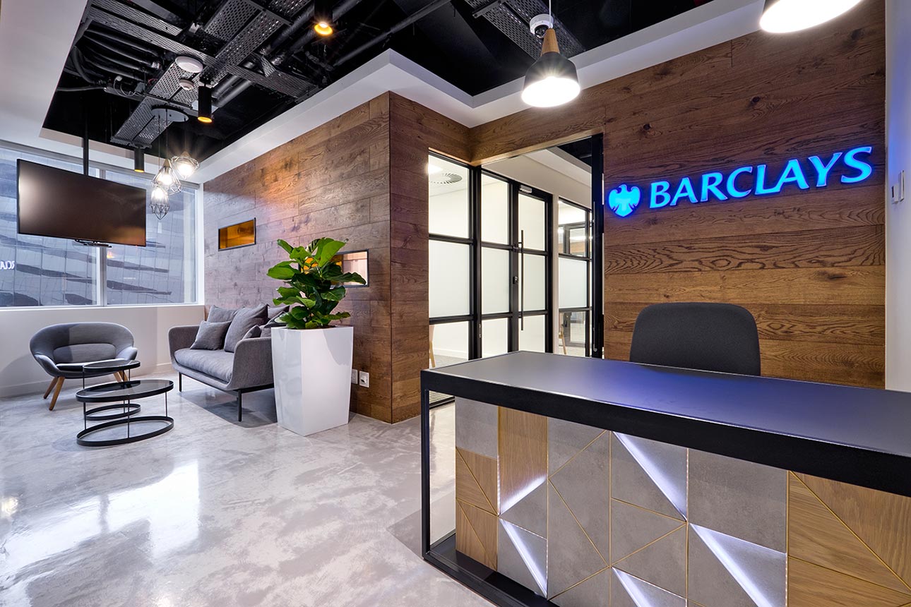 Barclays Office Design & Fit Out Project | Financial Sector | Trend Group